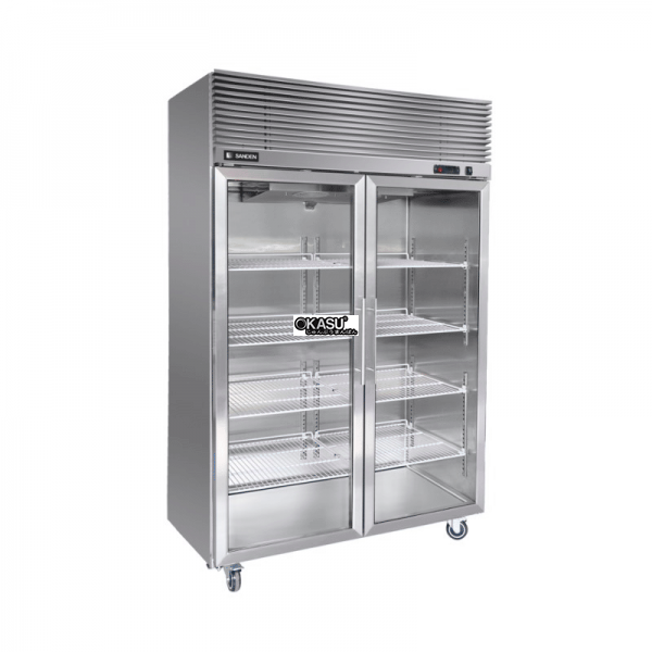 Tủ mát 2 cánh kính Sanden SRC-1232G | Okasu - Thương hiệu Nhật Bản, Máy nén khí, máy xới đất ...